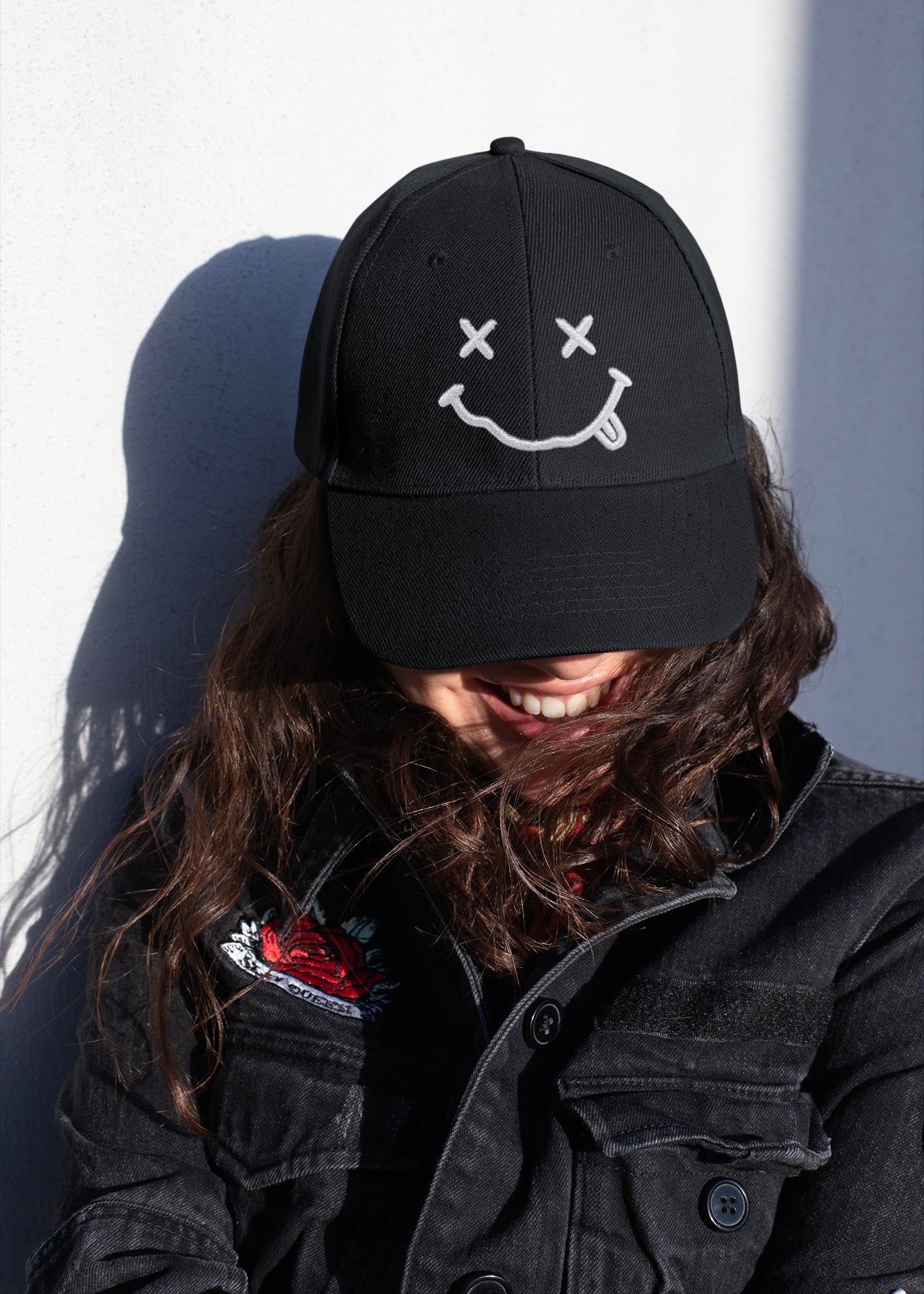 SMILEY EMBROIDERED HAT – Chappy Slimes