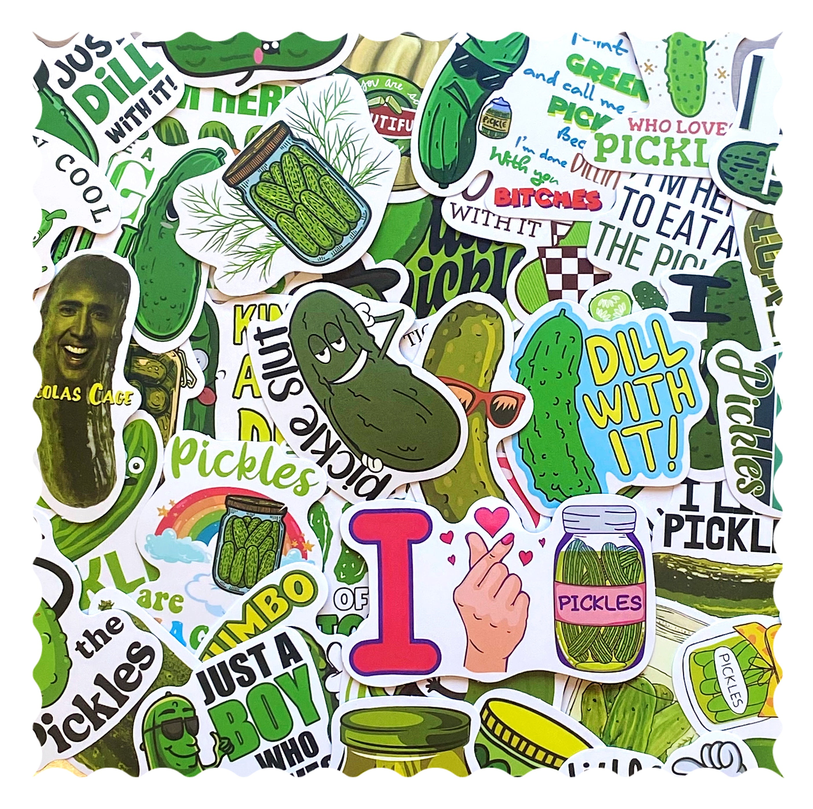 PICKLES! (STICKER PACK 50PCS) – Chappy Slimes