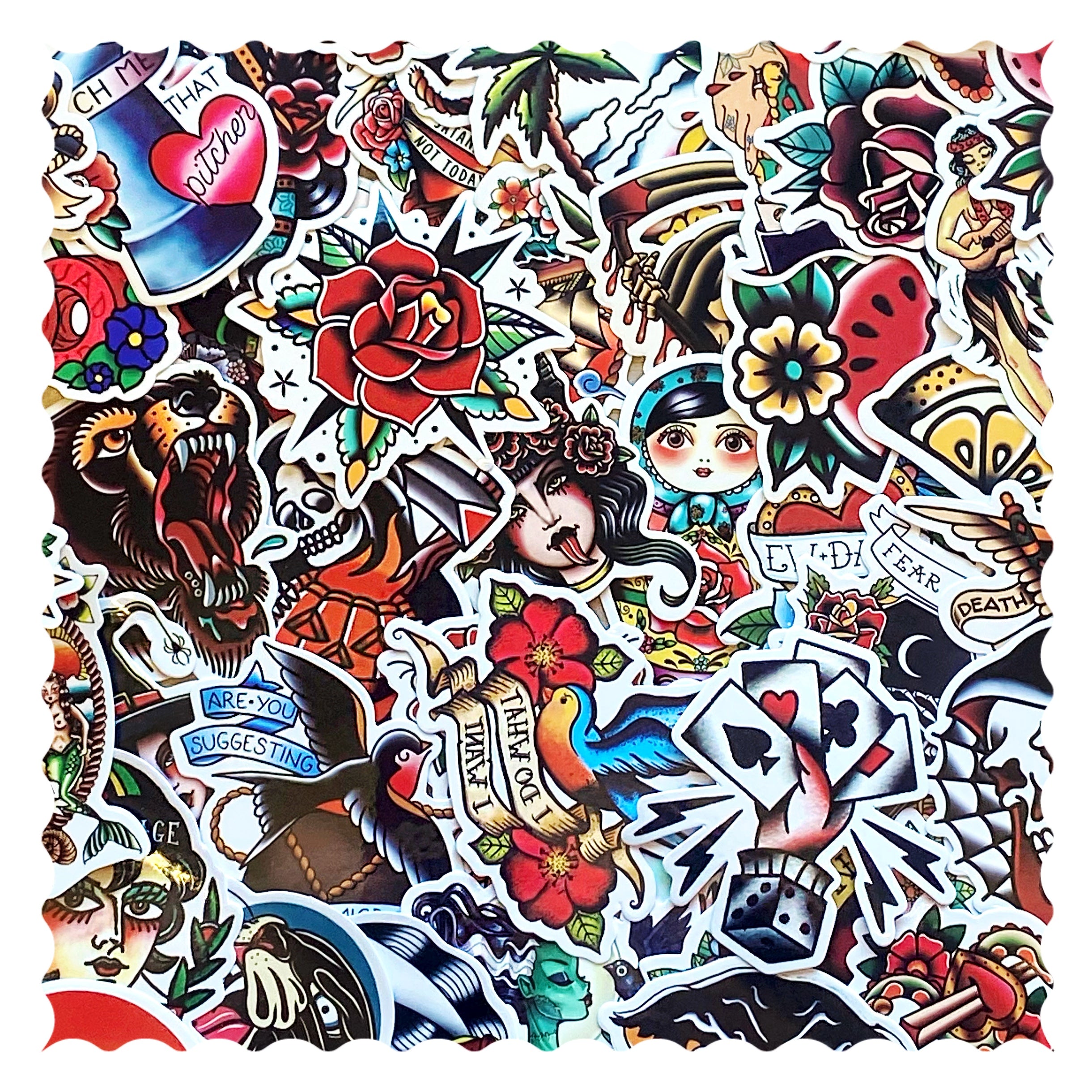 TATTOOS! (STICKER PACK 50PCS) – Chappy Slimes