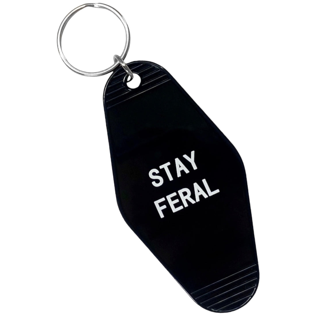 STAY FERAL KEYCHAIN – Chappy Slimes