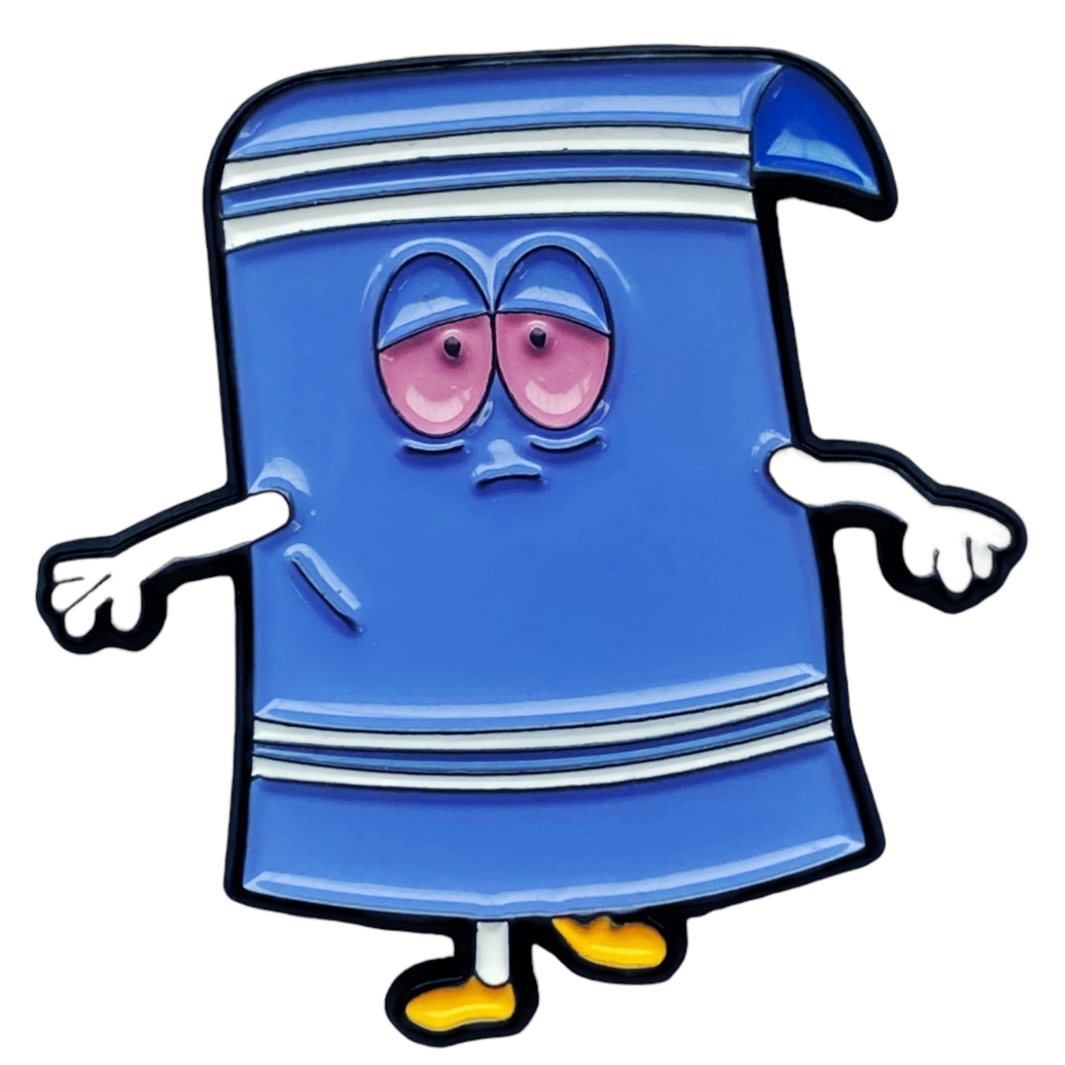 TOWELIE ENAMEL PIN – Chappy Slimes