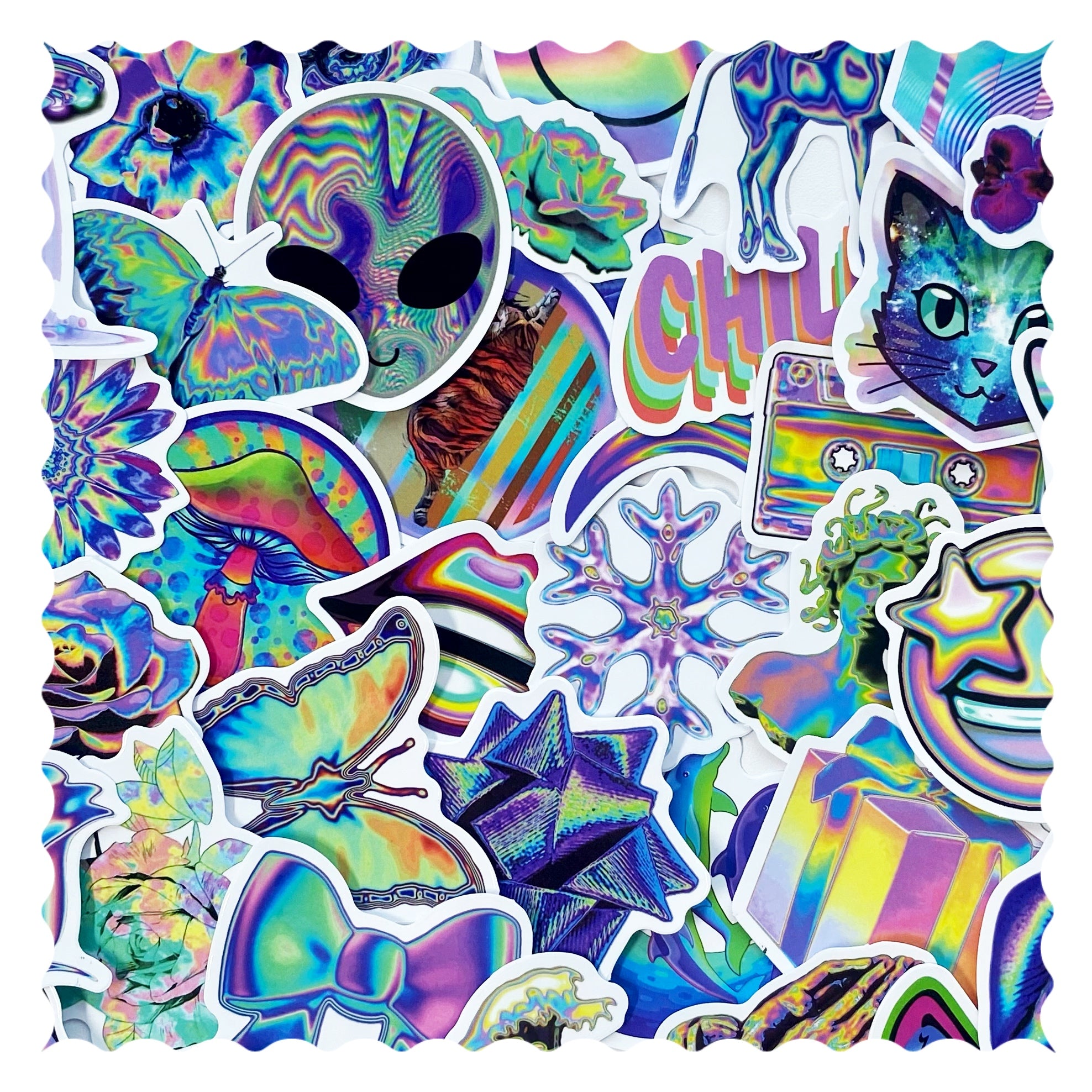 HOLO (STICKER PACK 45 PCS) – Chappy Slimes