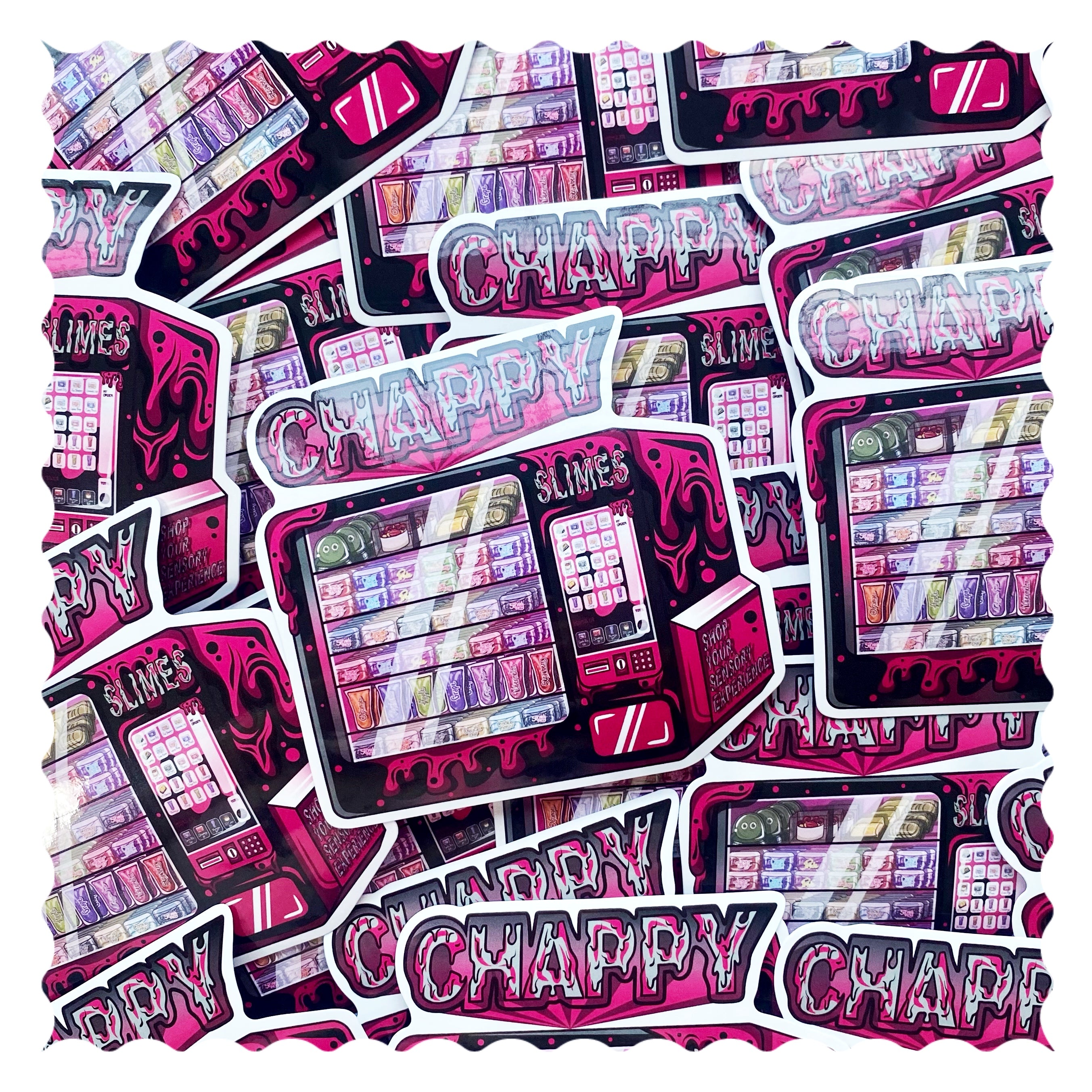 VENDING MACHINE STICKER – Chappy Slimes